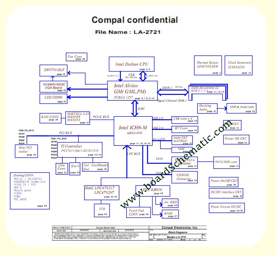 Toshiba Satellite M55 Tecra A5 Board Schematic Diagram Free Download ...