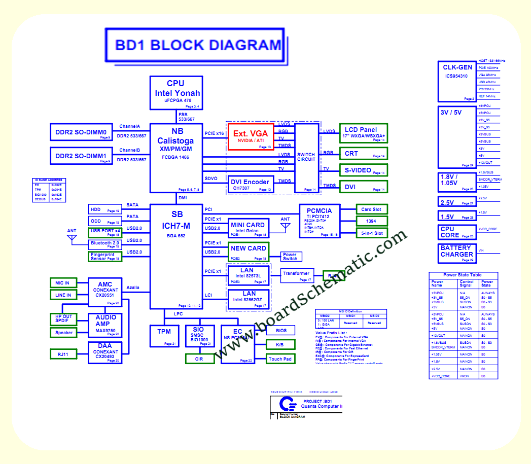 Toshiba Satellite P100 P105 Board Schematic_BD1 Free Download - Board ...
